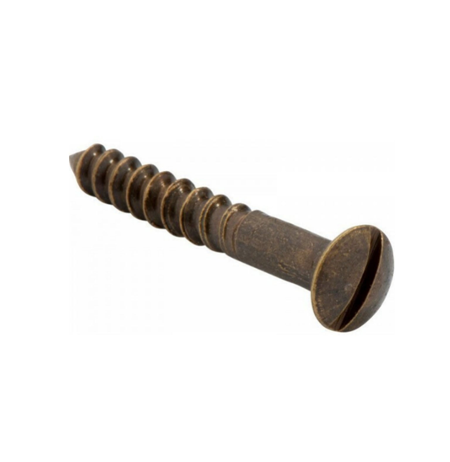 Tradco SCAB19 Domed Head Screw Antique Brass 5 Gauge Pack of 50 19mm ...