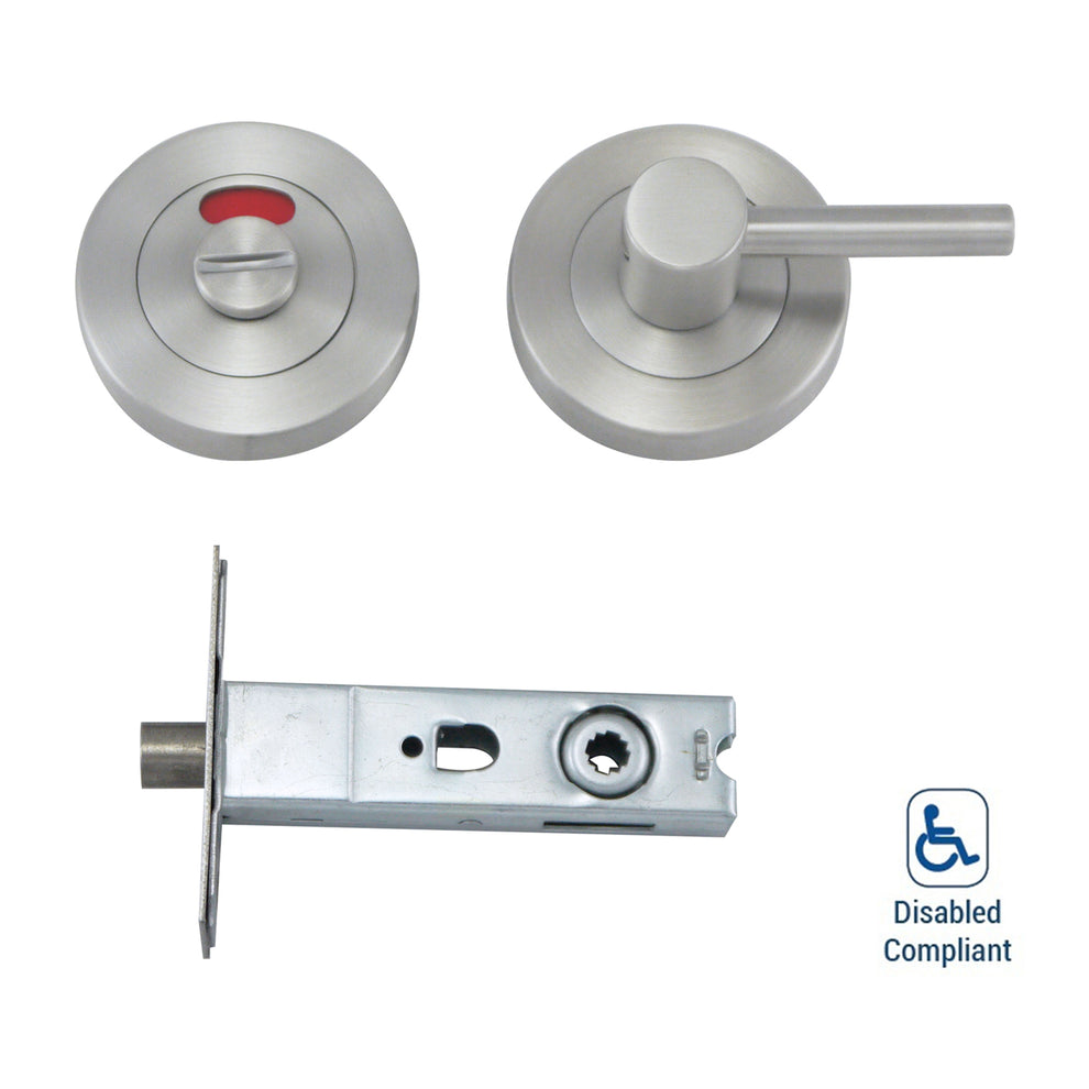 Ambulant Disabled Toilet Door Privacy Pack with Indicator Bolt and ...