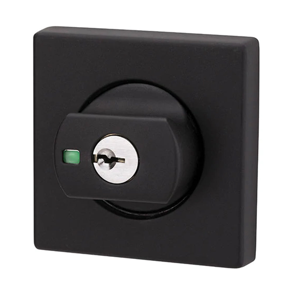 Lockwood Paradigm Square Deadbolt Rose Matt Black 005/B2MBKDP | Keeler ...