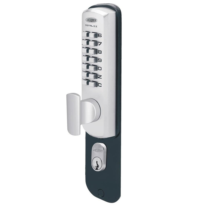 Lockwood Digital Door Lock 3572DXLSC Keyless 3572 DX 60mm Mortice LH SC ...