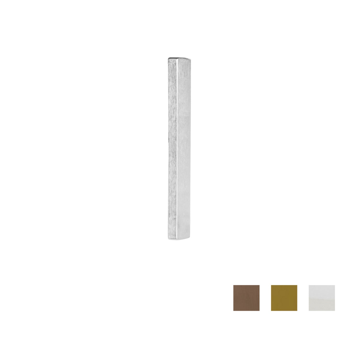 Lockwood 4807 Furniture Square End Plate Concealed Fix | Keeler Hardware