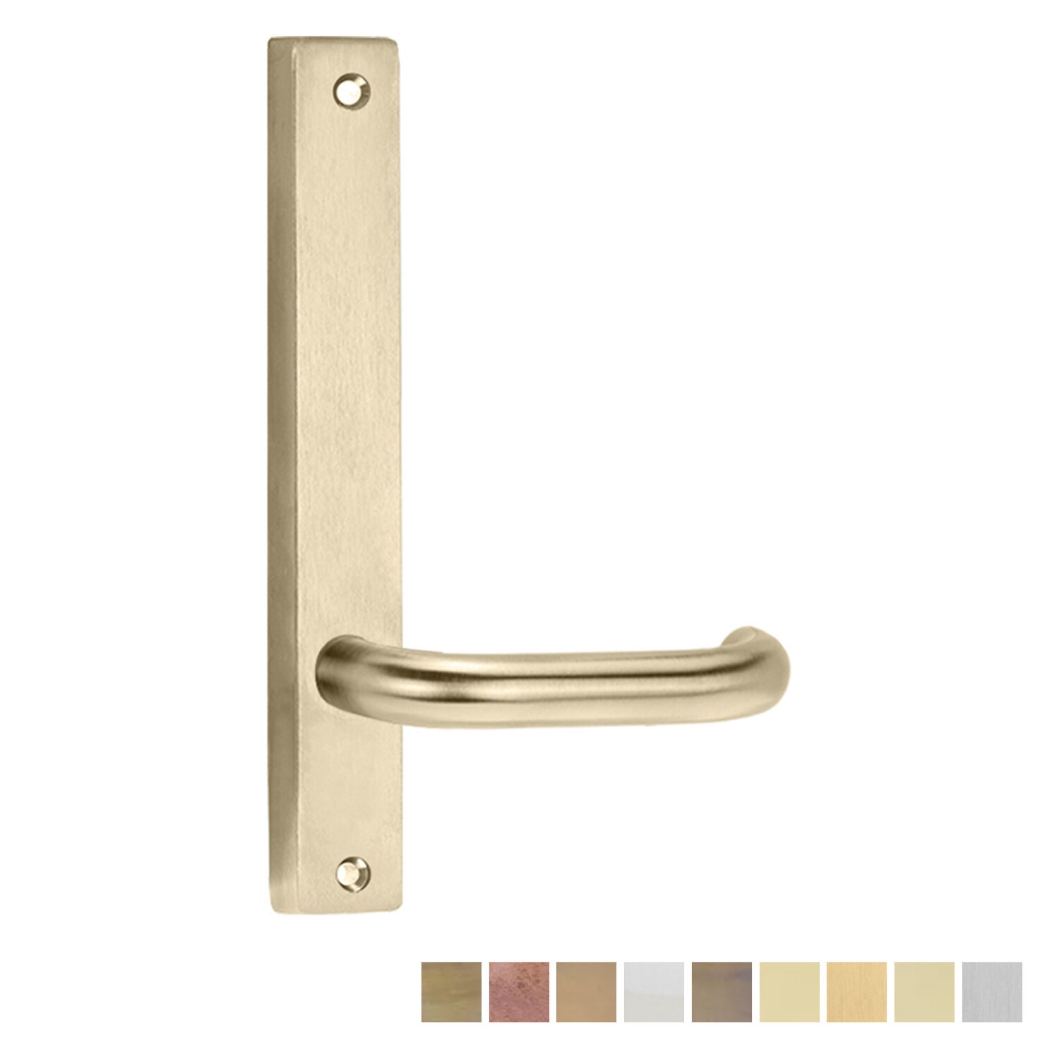 Lockwood Furniture Narrow Square End Plate Visible Fix with 70 Lever ...