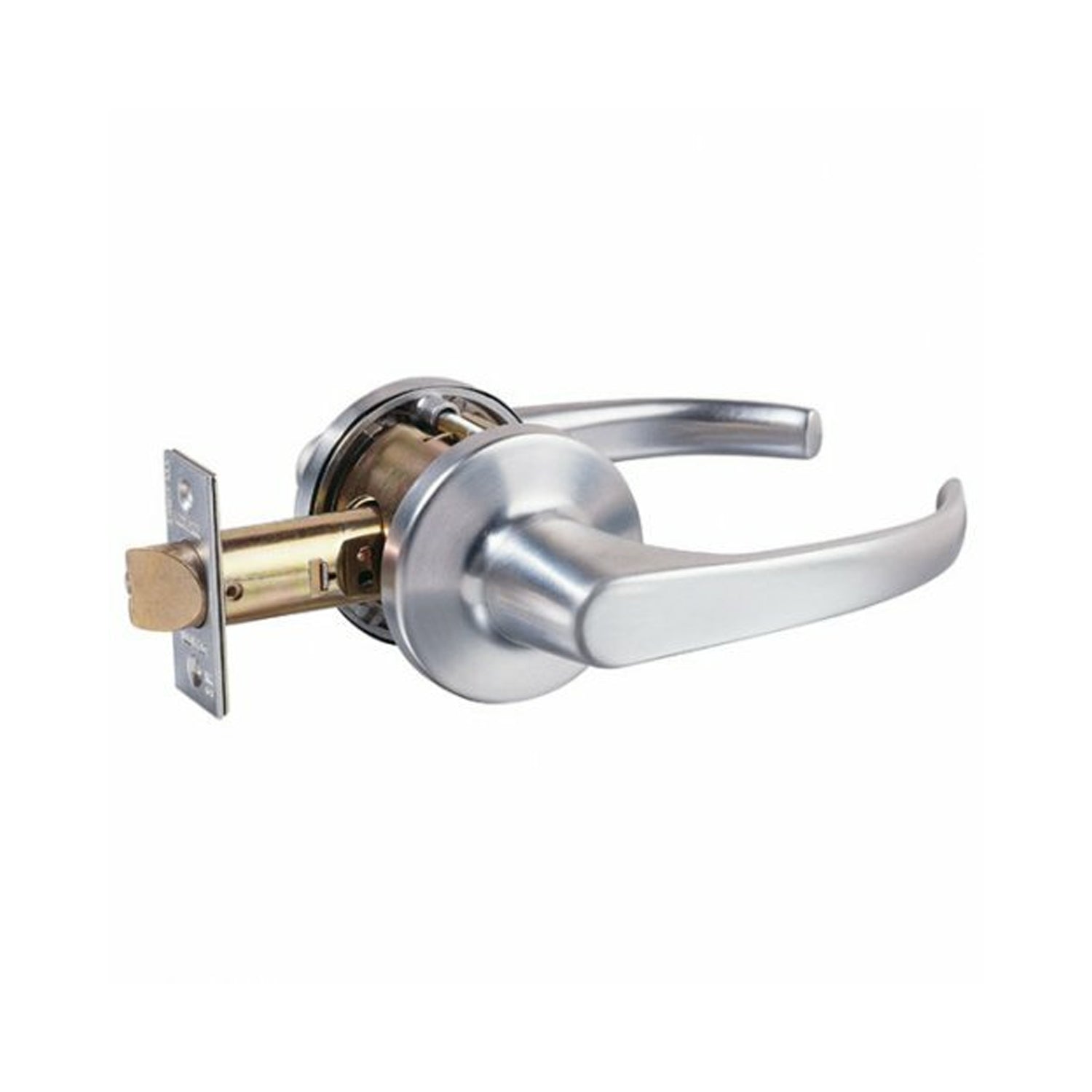 Lockwood Door Lever Passage Set Commercial Grade Fire Rated Satin ...