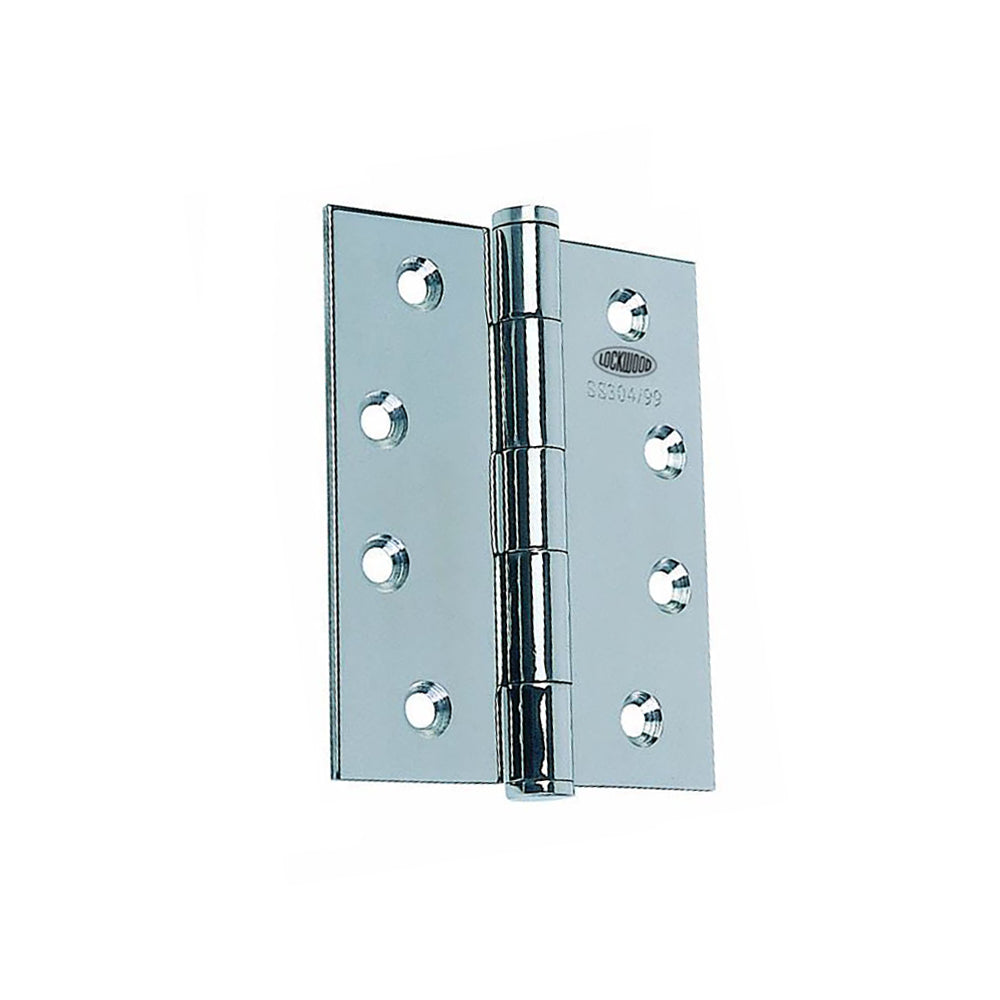 Lockwood Door Butt Hinge Fixed Pin 100x75x2.5mm Stainless Steel ...