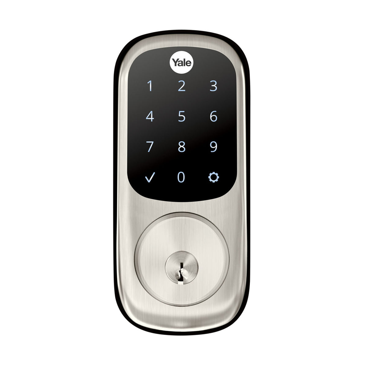 Yale Assure Smart Lock Keyed with Yale Home Satin Chrome YRD226HKSC ...