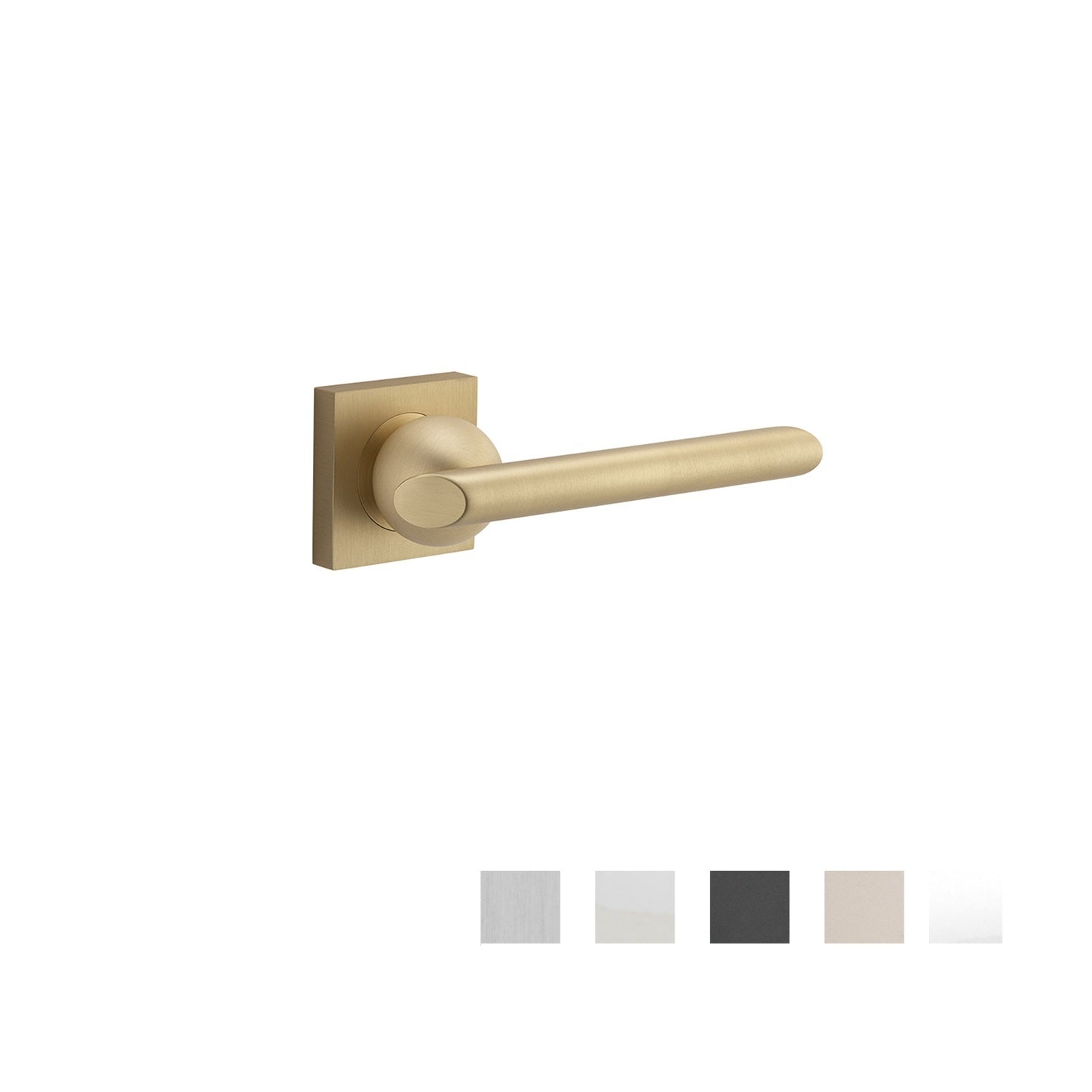 Bankston Sans Arc Futursimo Door Lever on Square Rose | Keeler Hardware