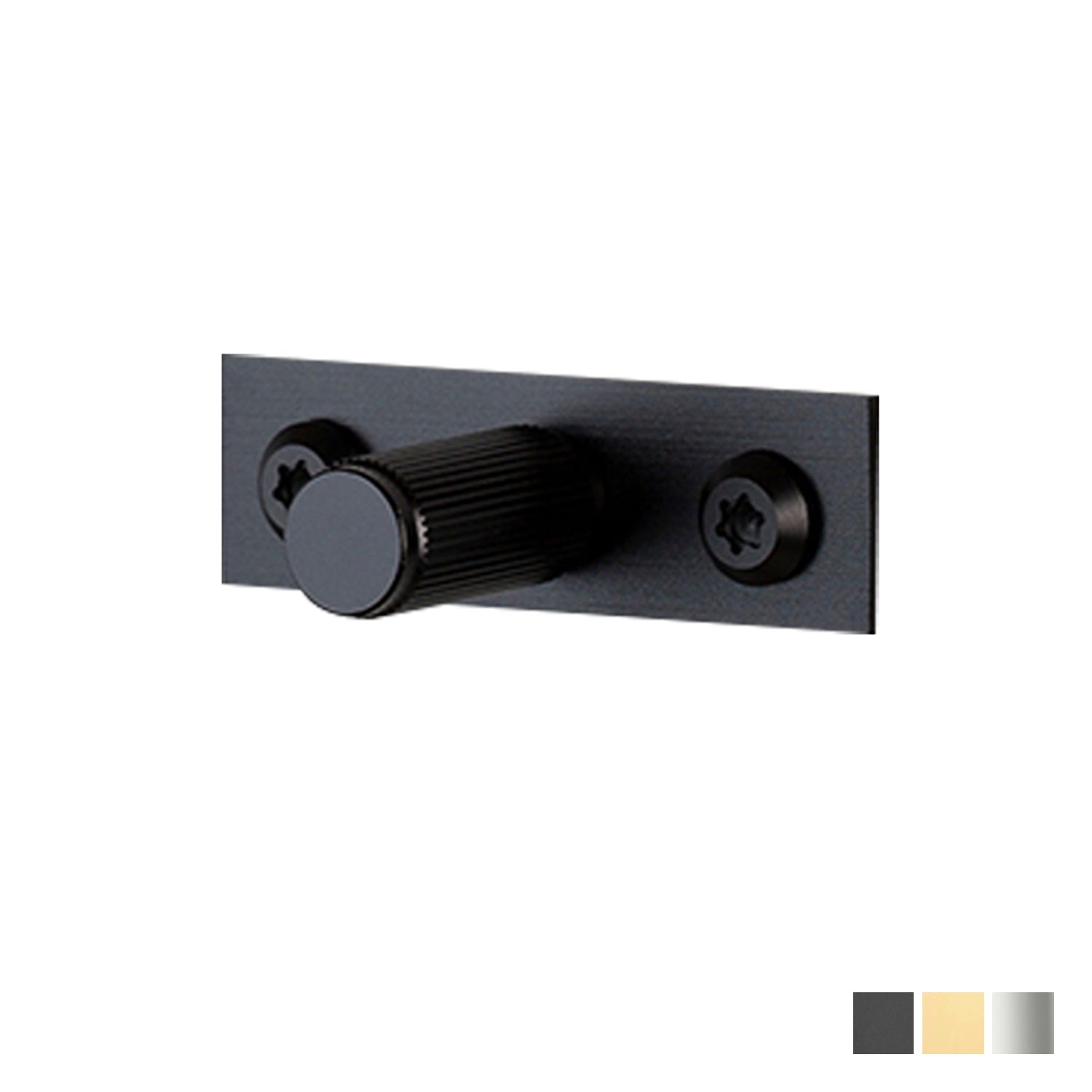 Buster and Punch Linear Furniture Knob Set with Back Plate 12mm ...