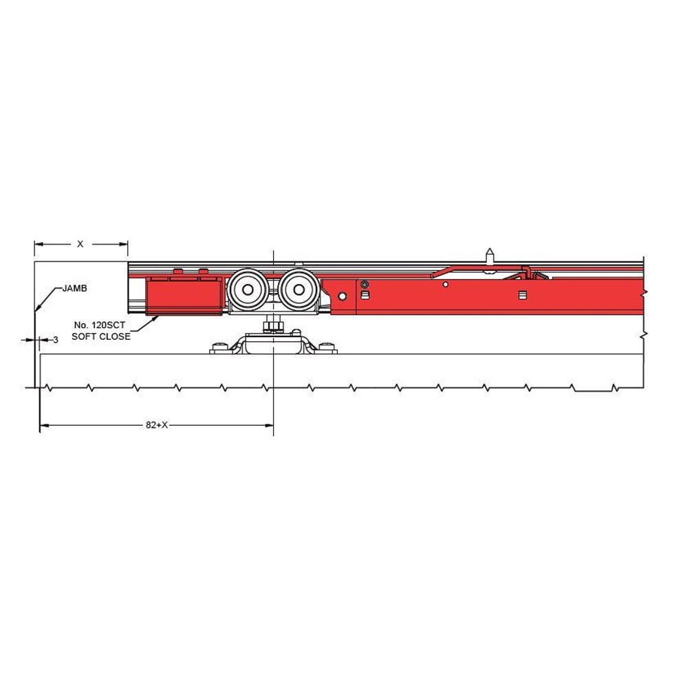 Brio Quick Run 120 Soft Close Unit 120SCT for Sliding Doors | Keeler ...