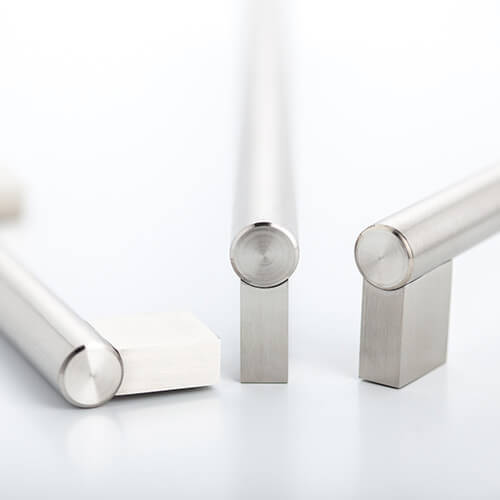 Castella Linear Flute Kitchen Cabinet Handle Satin Stainless Steel ...