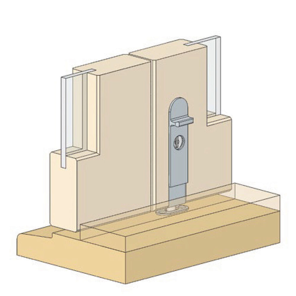 Centor DF DH DM DS Dropbolt for Doors & Windows Keyed | Keeler Hardware