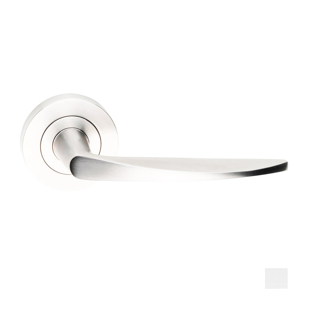 Dormakaba 4300/25 Coastal Door Lever Handle on Round Rose | Keeler Hardware
