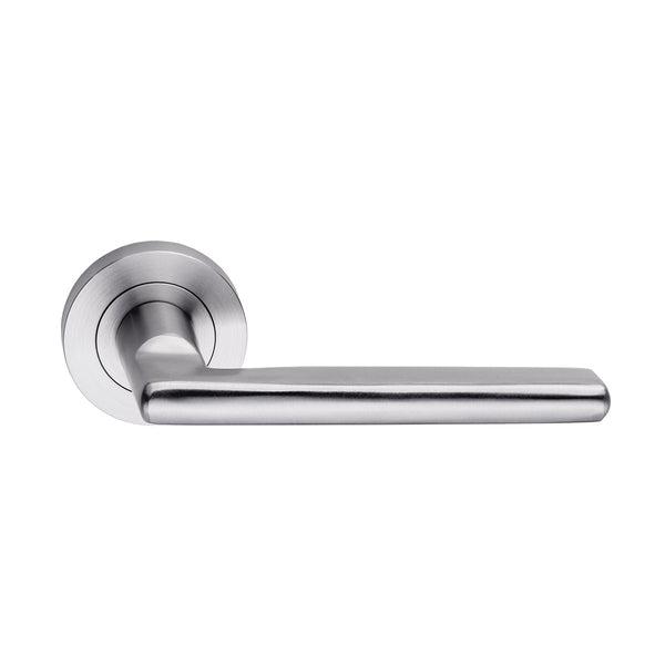 Dormakaba 4300/27T Urban Door Lever Handle on Round Rose | Keeler Hardware