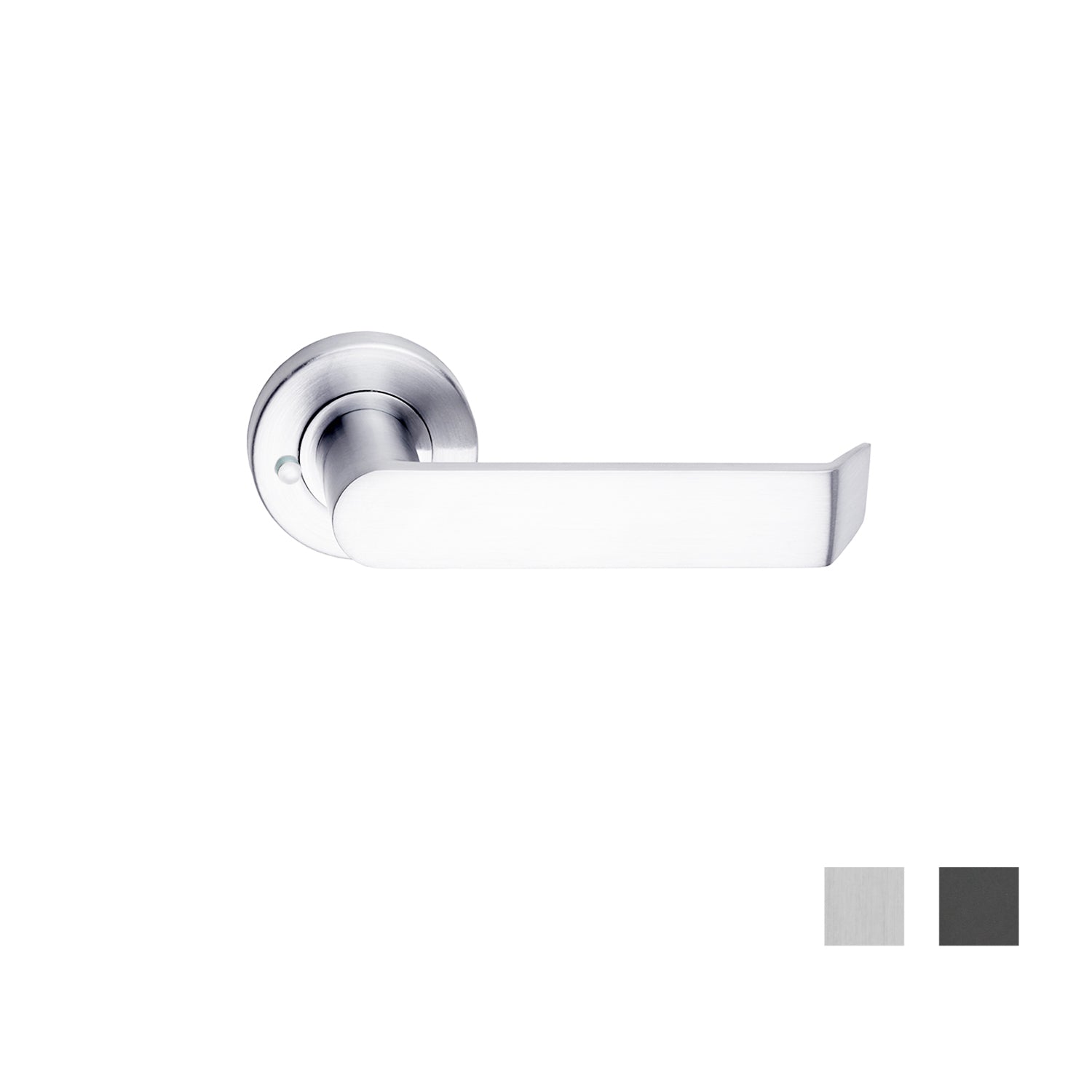 Dormakaba 8300/24PV Vision Door Lever Handle on Round Rose Privacy ...