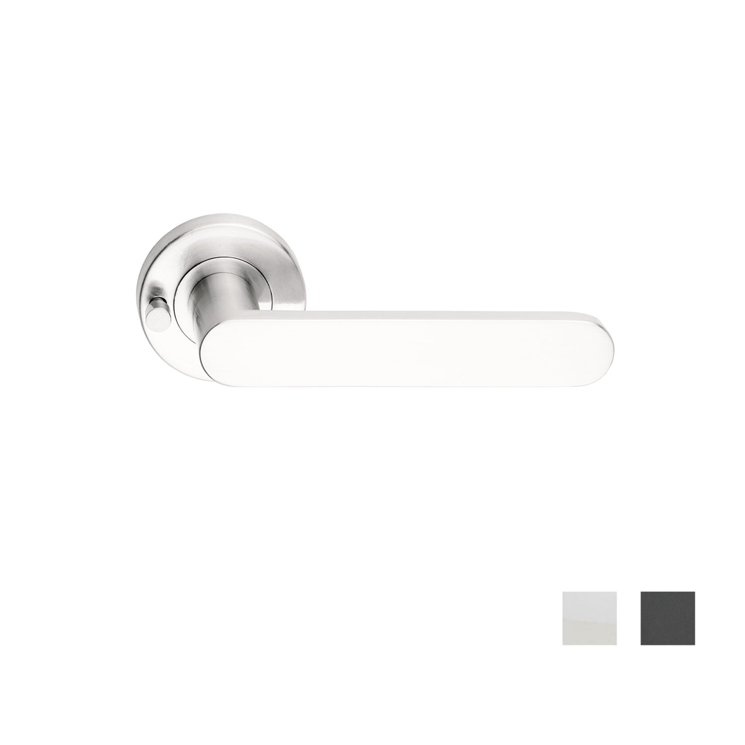 Dormakaba 8300/9PV Vision Door Lever Handle on Round Rose Privacy ...