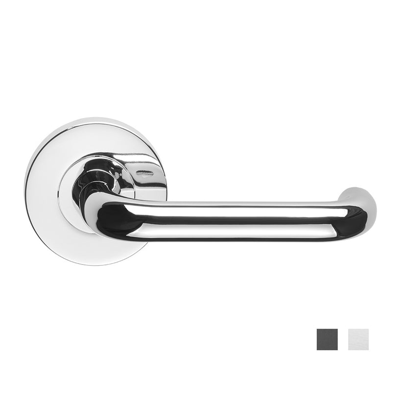 Dormakaba 8600/18 Vision Round Rose Door Handle Leverset | Keeler Hardware