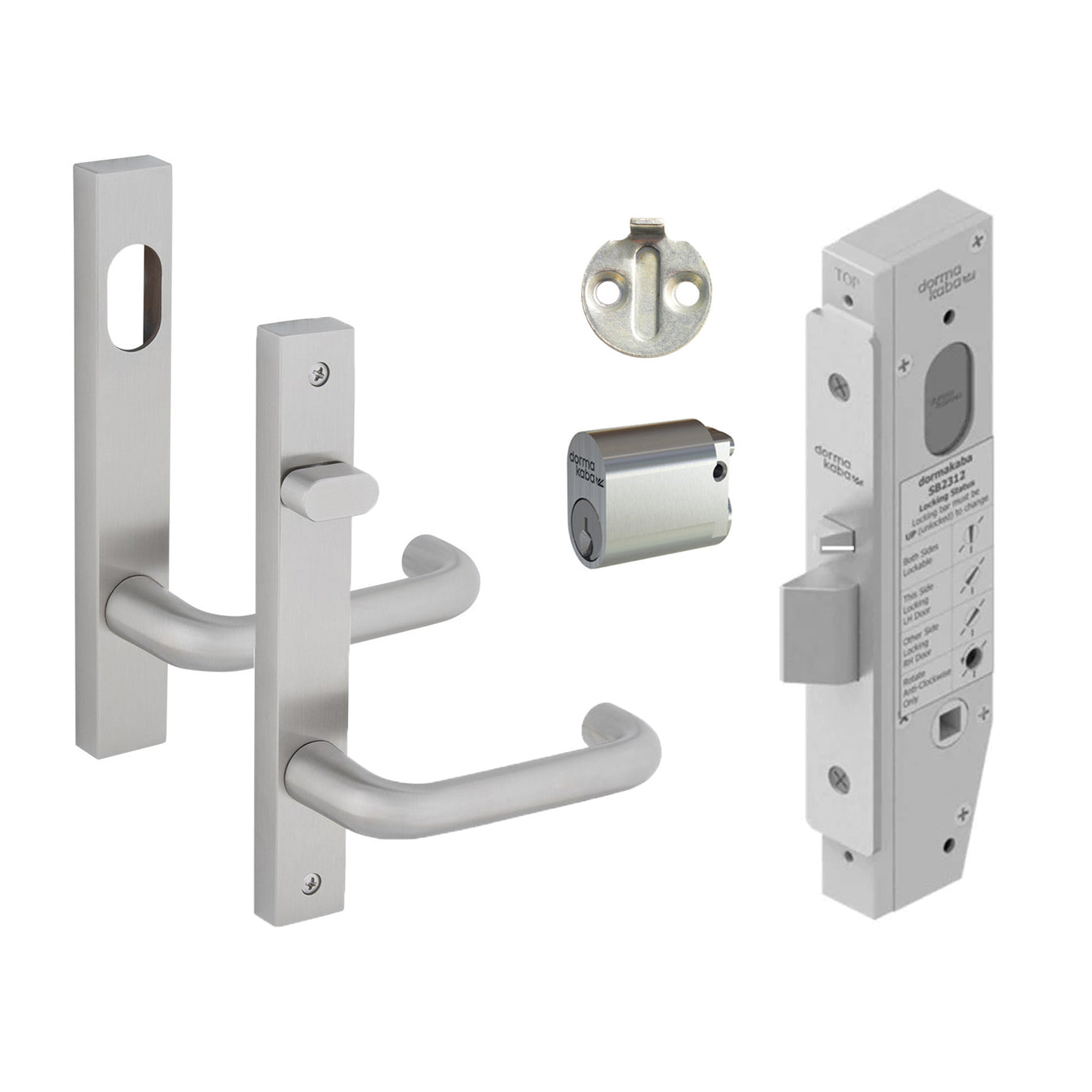 Dormakaba Entrance Kit Lockpack 30mm Backset Keyed Alike ...