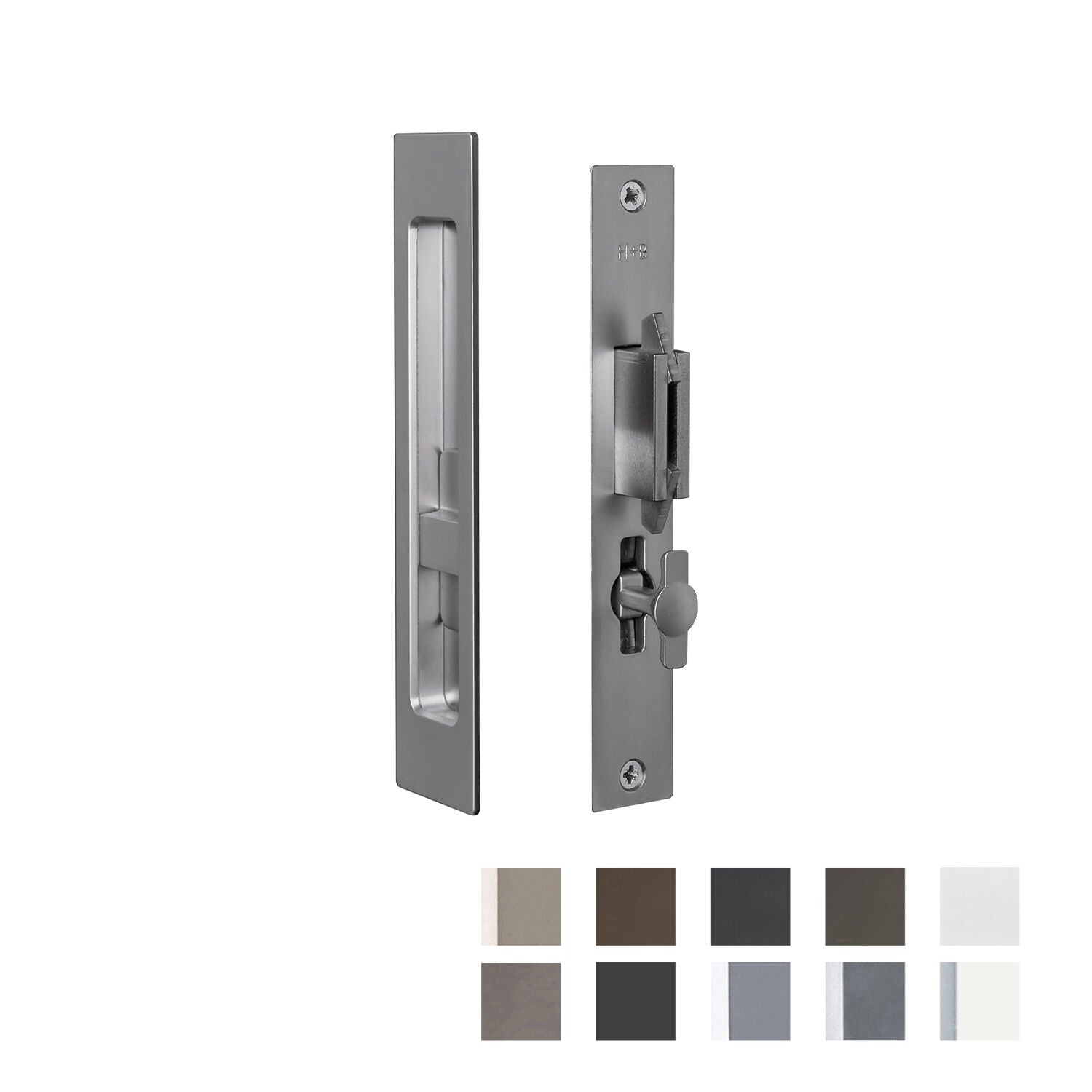 Halliday & Baillie Privacy Set Flush Pull with Snib Inside Only 1483 ...