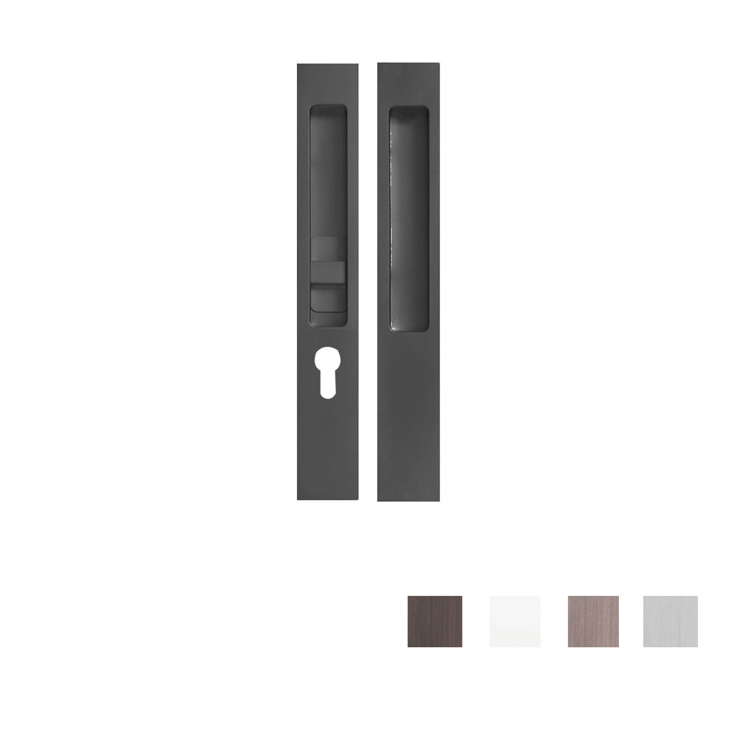 Halliday & Baillie 642 Narrow Sliding Door Lock Key/Snib In Blank Out ...
