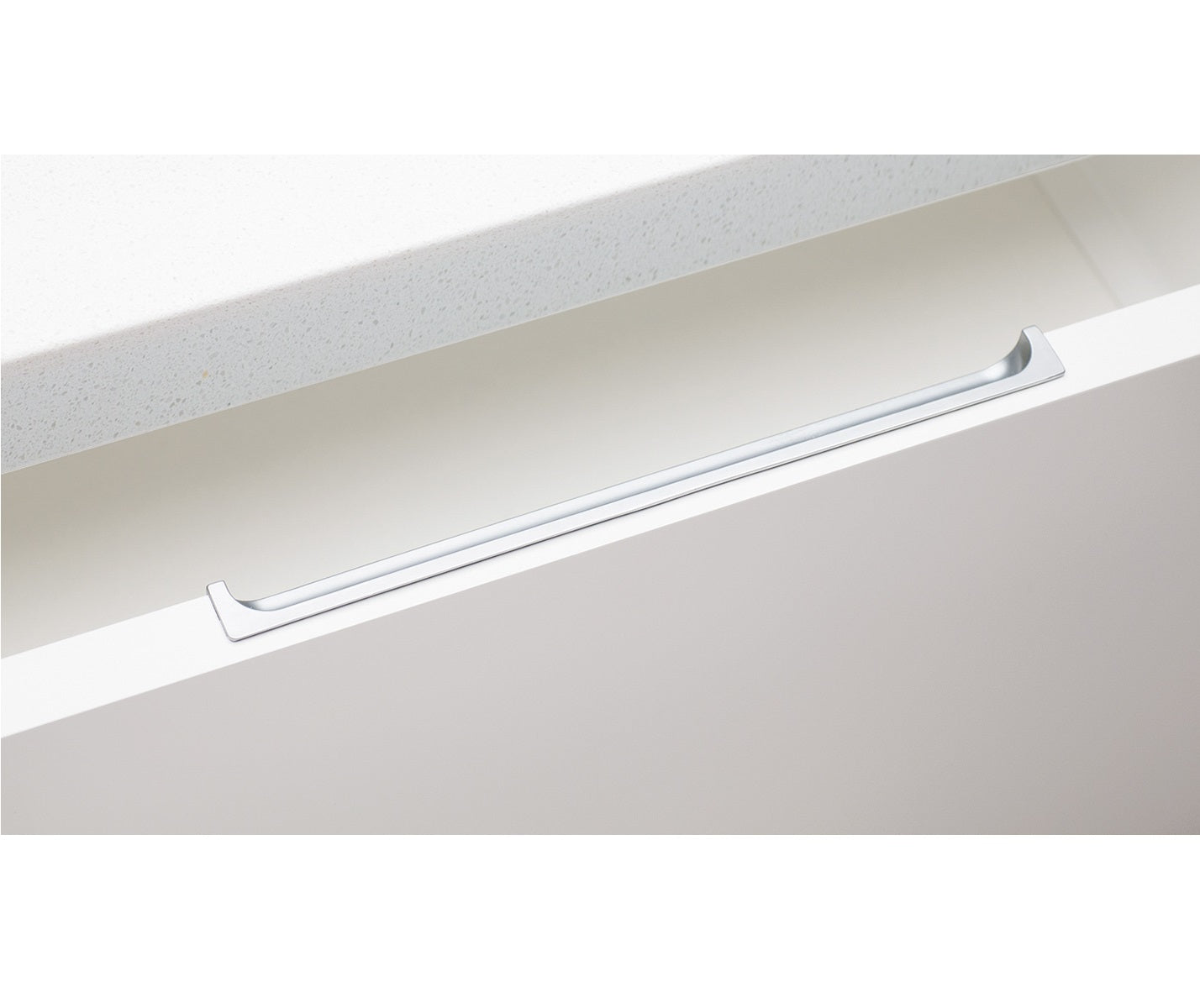 Kethy DL918200AMN Recessed Back Edge Pull 3 Dowel Matt Nickel 200mm ...