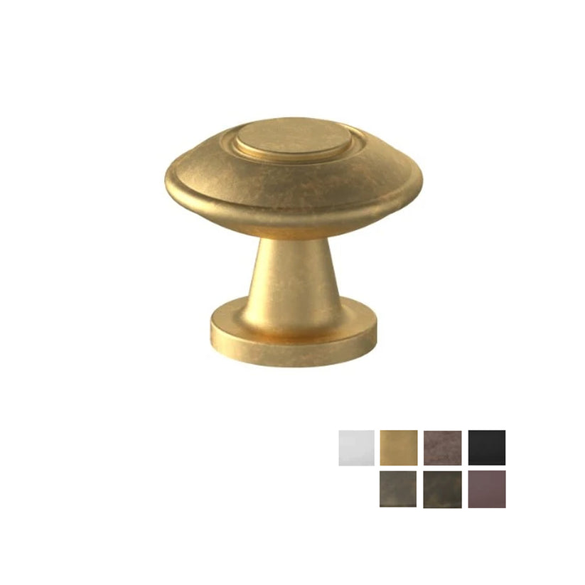 Kethy HT208 Lister Round Knob 31mm - Available In Various Finishes ...