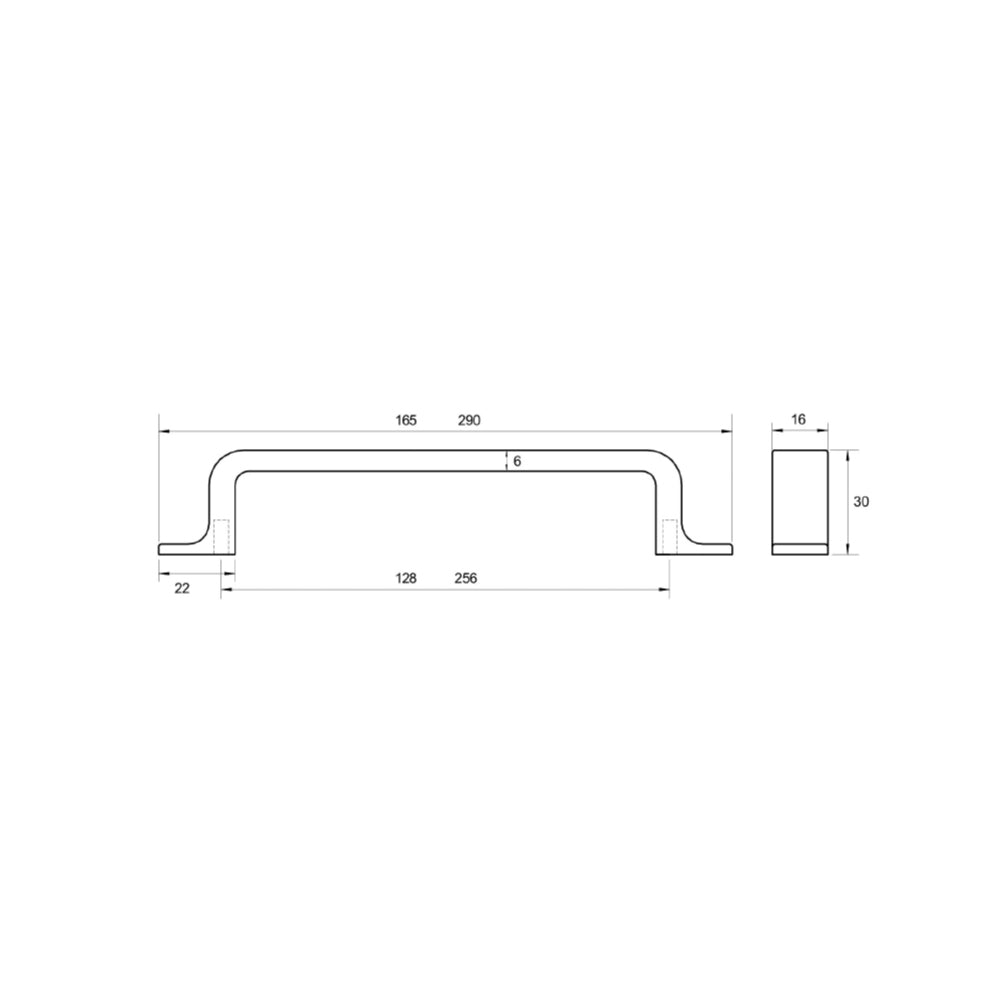 Kethy Rio Cabinet Handle L833 - Available in Various Finishes and Sizes ...