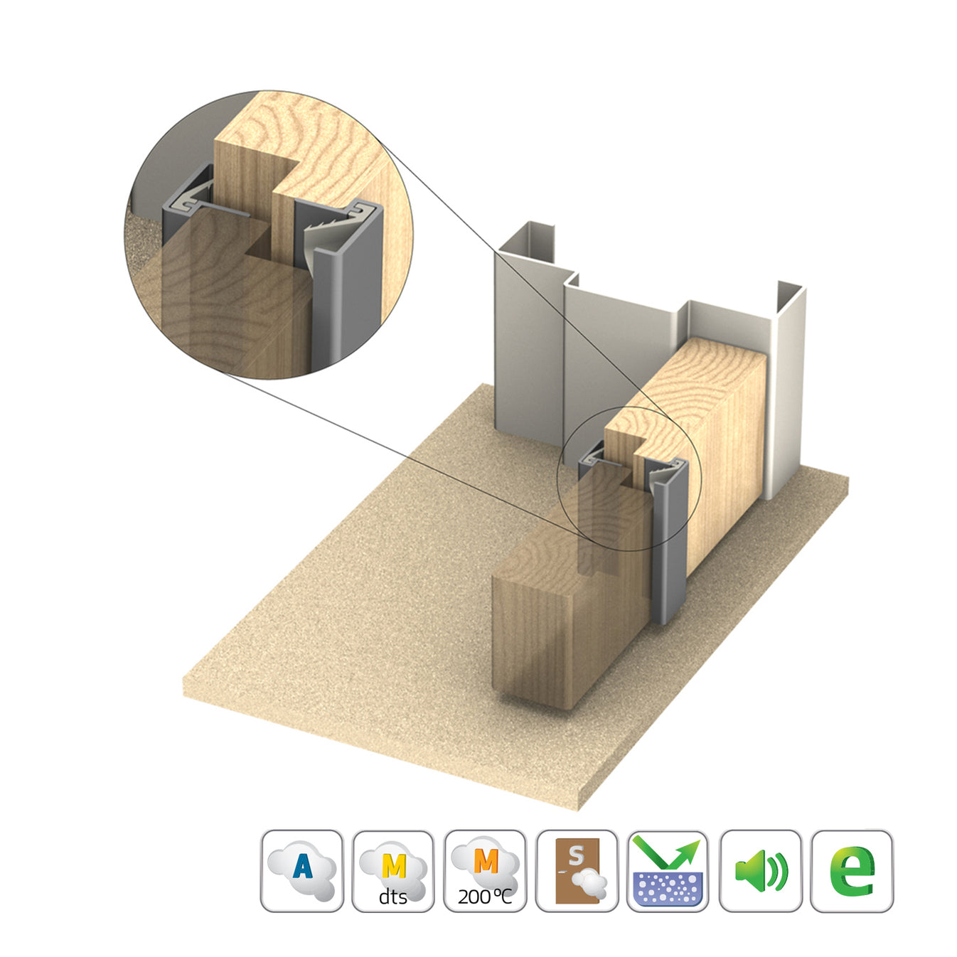 Kilargo IS7060si Astragal Door Seal - Available in Various Finishes and ...
