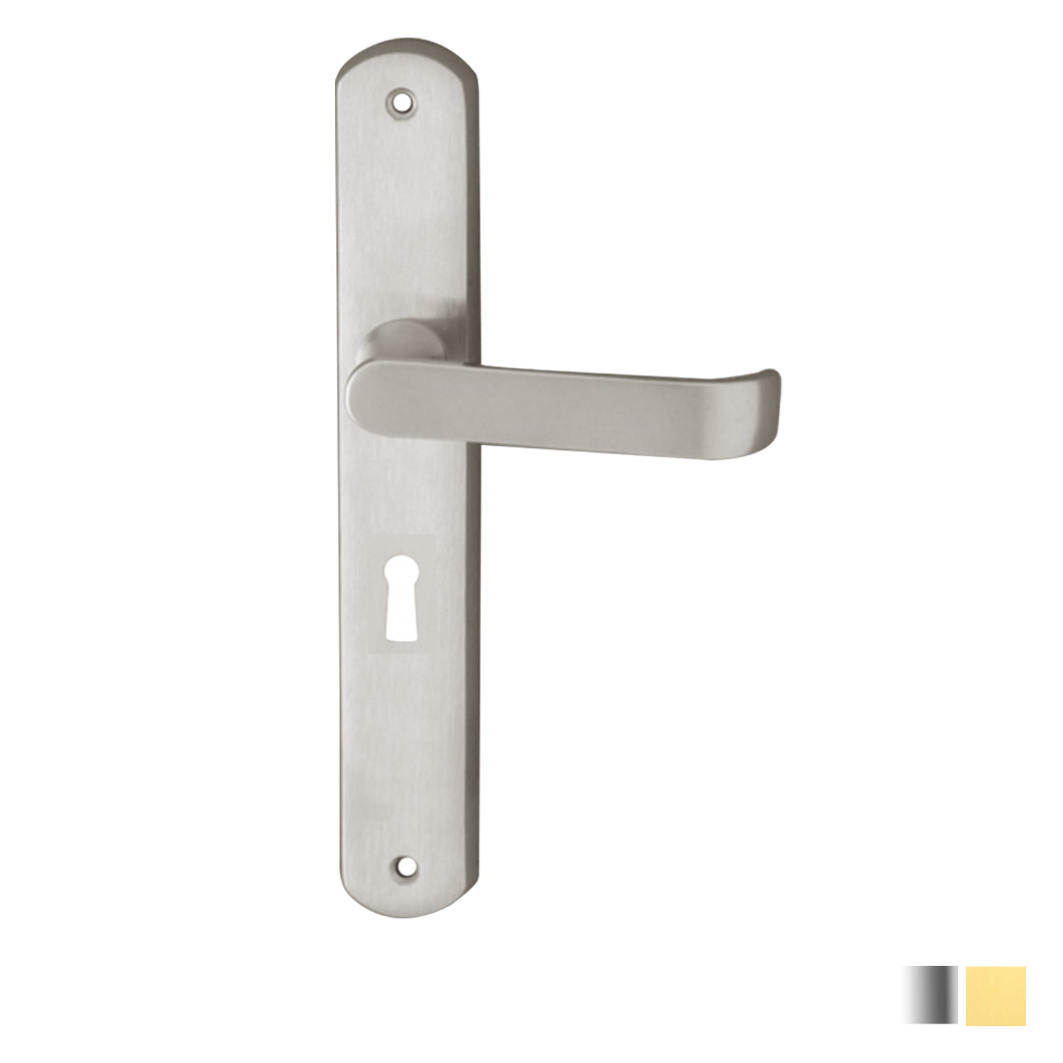 KR Lucas Pavtom Wide Door Lever Handle on Seri Long Plate Bit Key ...