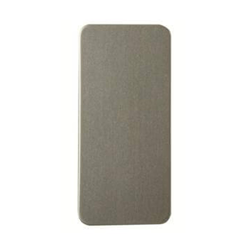 Souber EE2 Rectangular Plain Plate Escutcheon Anodised Silver EE2/U/SA ...