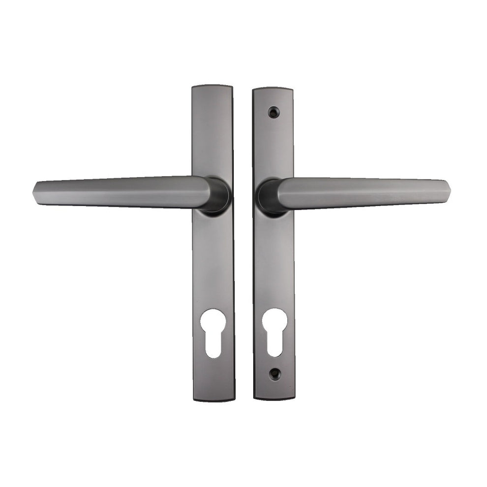 Lockwood Door Lock Pack Induro Mortice Palladium Aria Levers Silver w ...