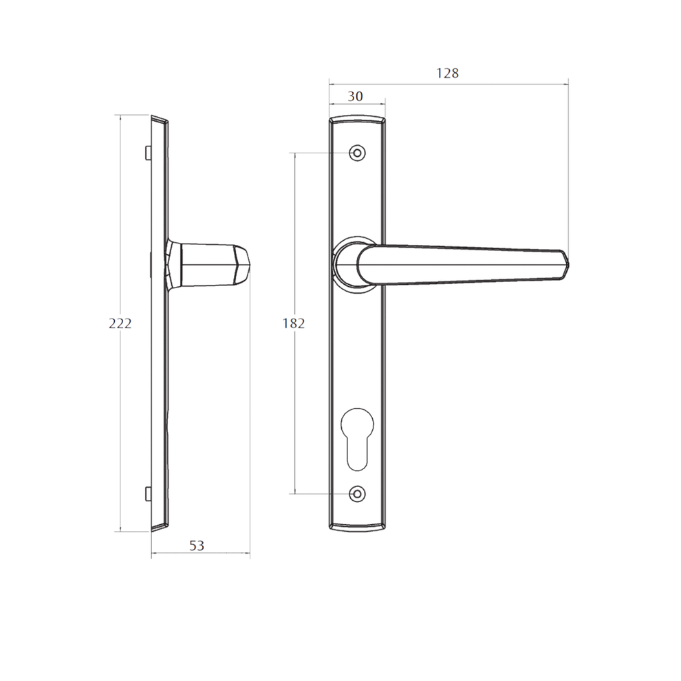 Lockwood Door Lock Pack Induro Mortice Palladium Aria Levers Black w ...