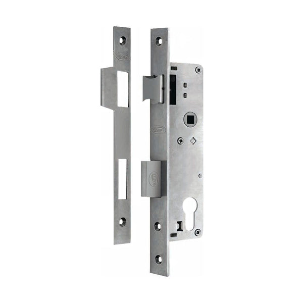 Interlock Door Lock Pack with Mortice Lock Verona Lever Silver with ...
