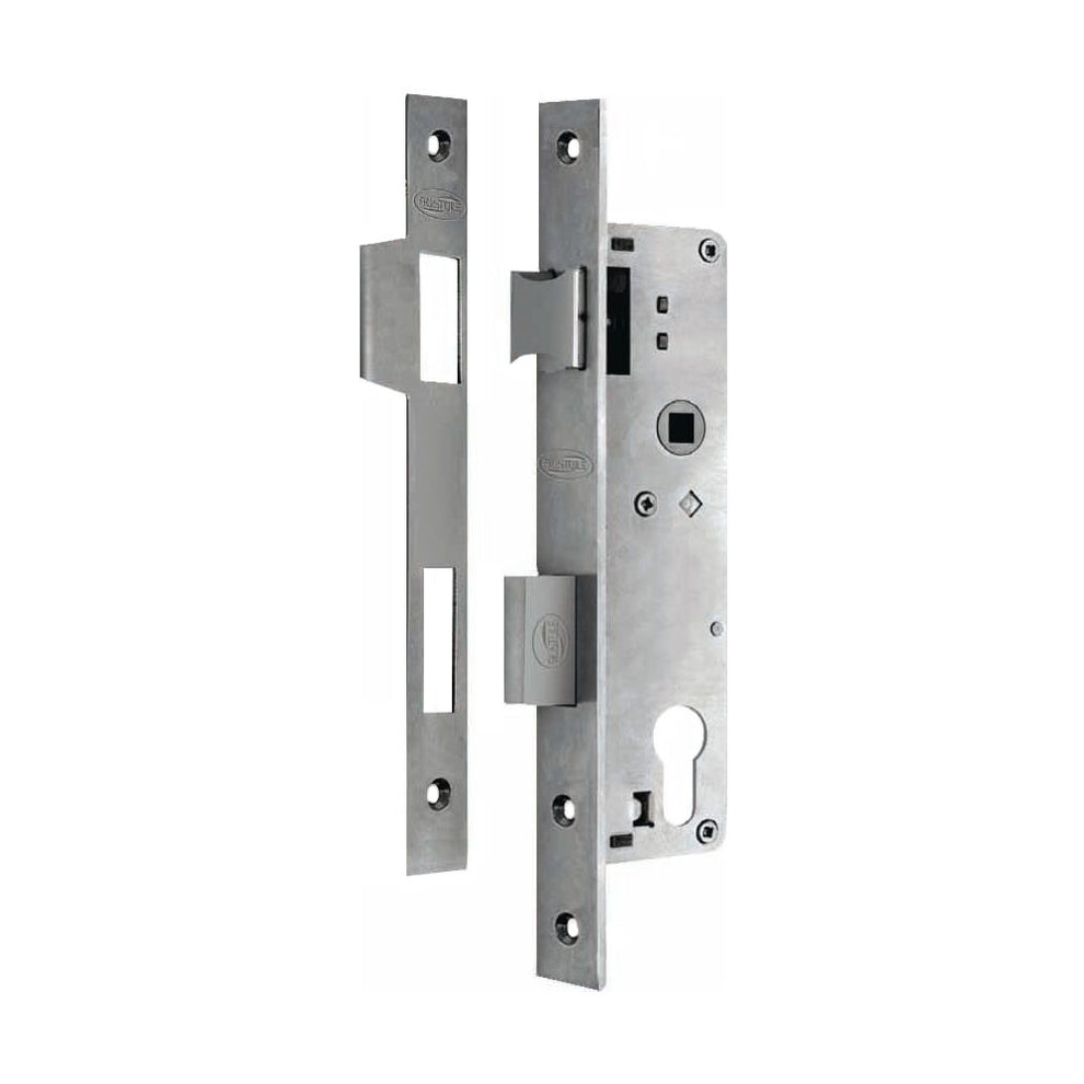 Interlock Door Lock Pack with Mortice Lock Verona Lever Silver with ...