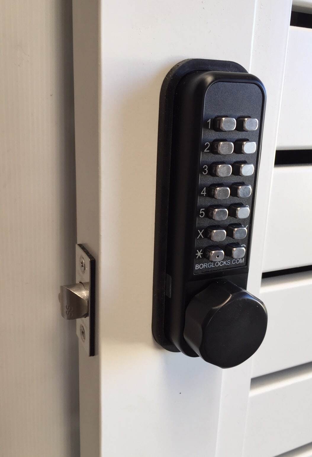 Borg Digital Door Lock Keyless Marine Grade Pro Black BL2601MGPRO ...