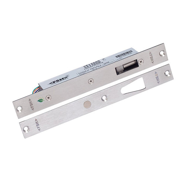 FSH Drop Bolt (V Lock) Square Edge 12Vdc to 30dc Fire Rated VE1260S ...