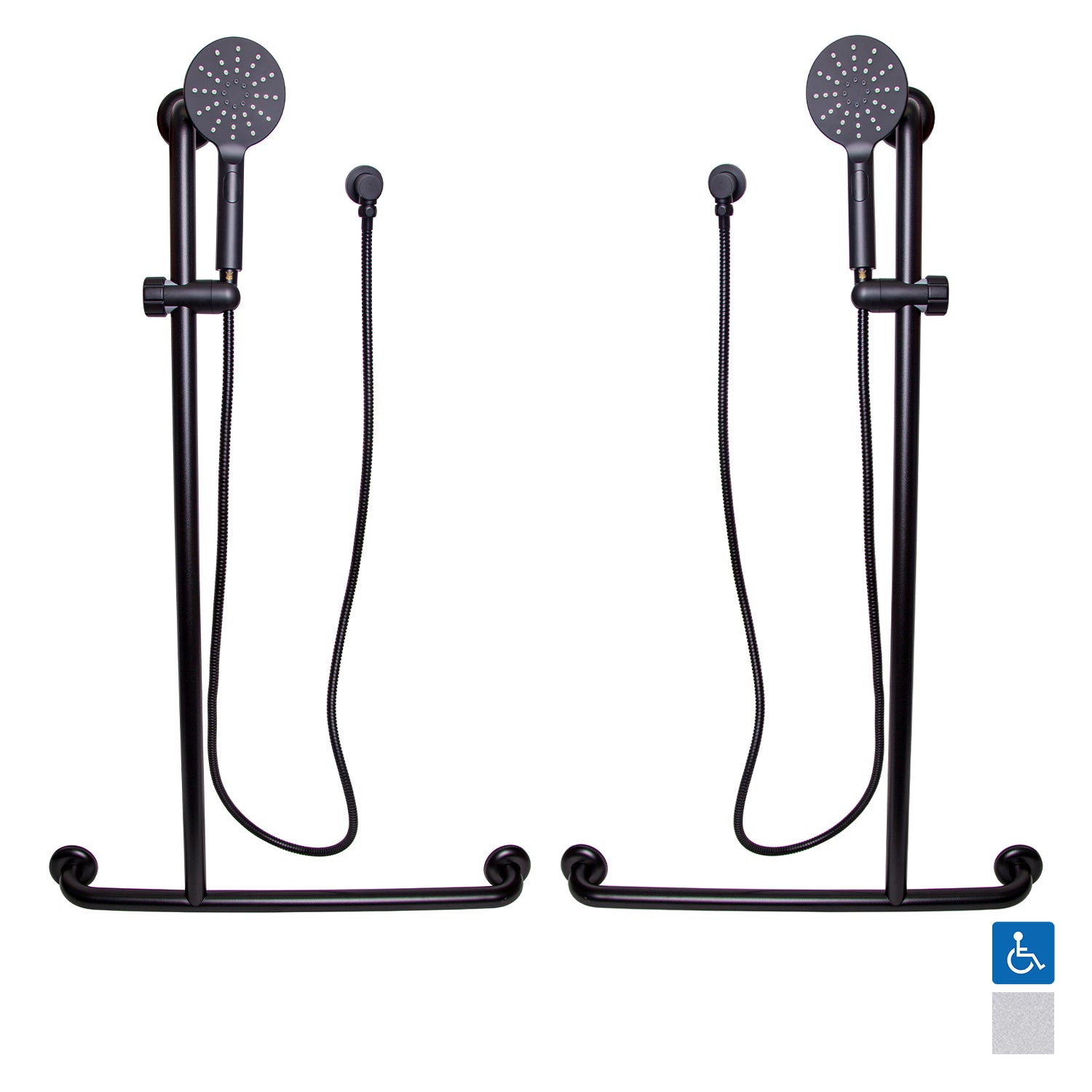Metlam Offset Shower and Grab Rail Kit Available in Various Finishes ...