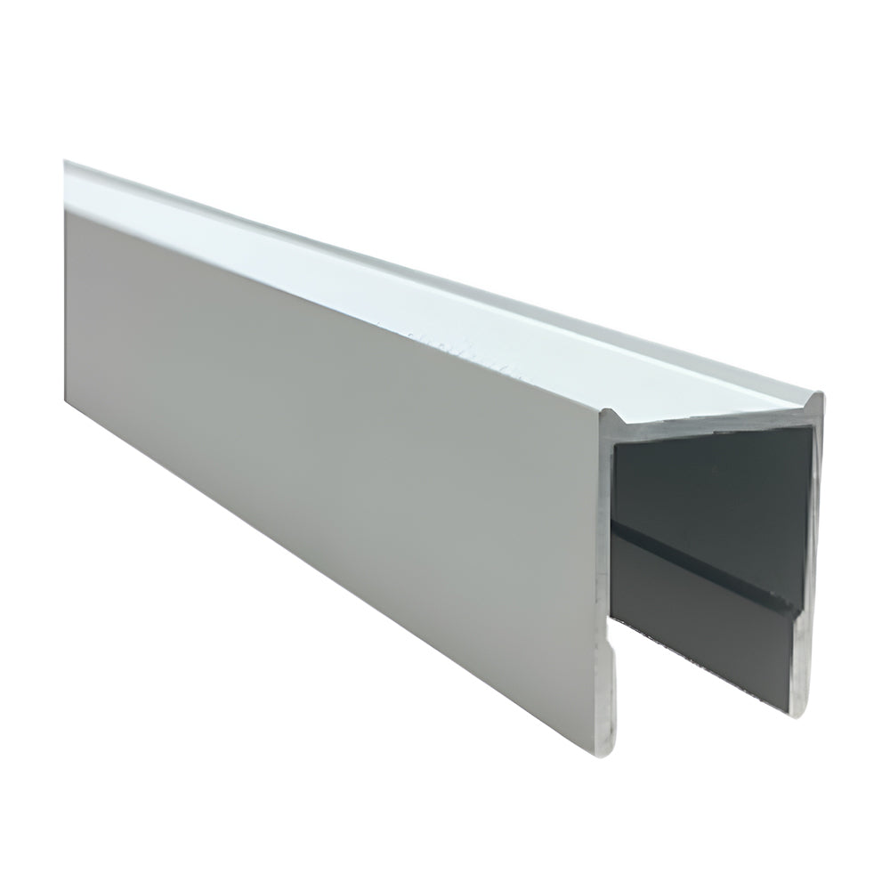 Metlam U Shape Aluminium Top Channel 18mm Anodised Aluminium WACH18-36 ...