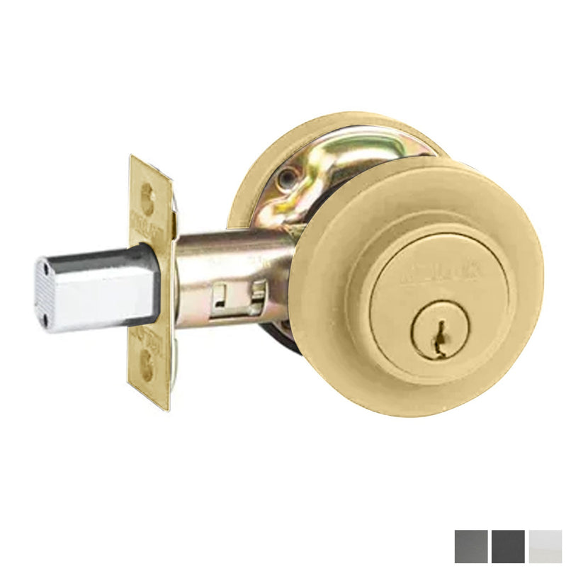 N2lok Low Profile Deadbolt Round Single Cylinder | Keeler Hardware