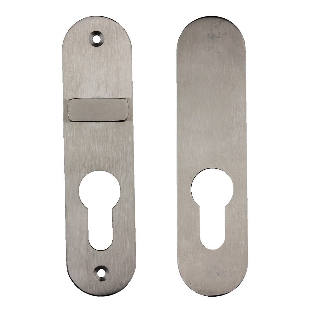 Nidus OZI 3 Snib Escutcheon Set 303-RAD-ESSN-SS Radius | Keeler Hardware