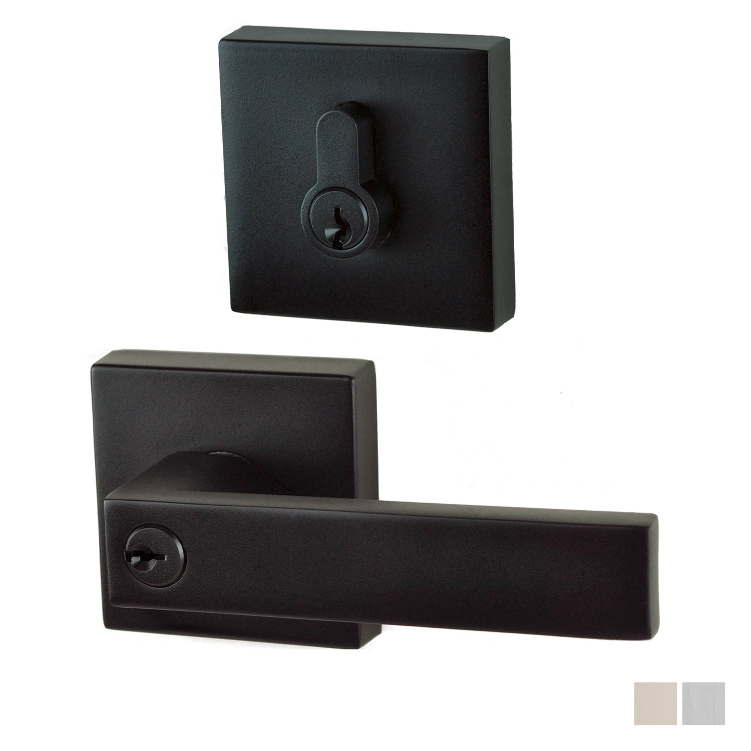 Nidus Lonsdale Door Lever Square Entrance Set - Available in Various ...