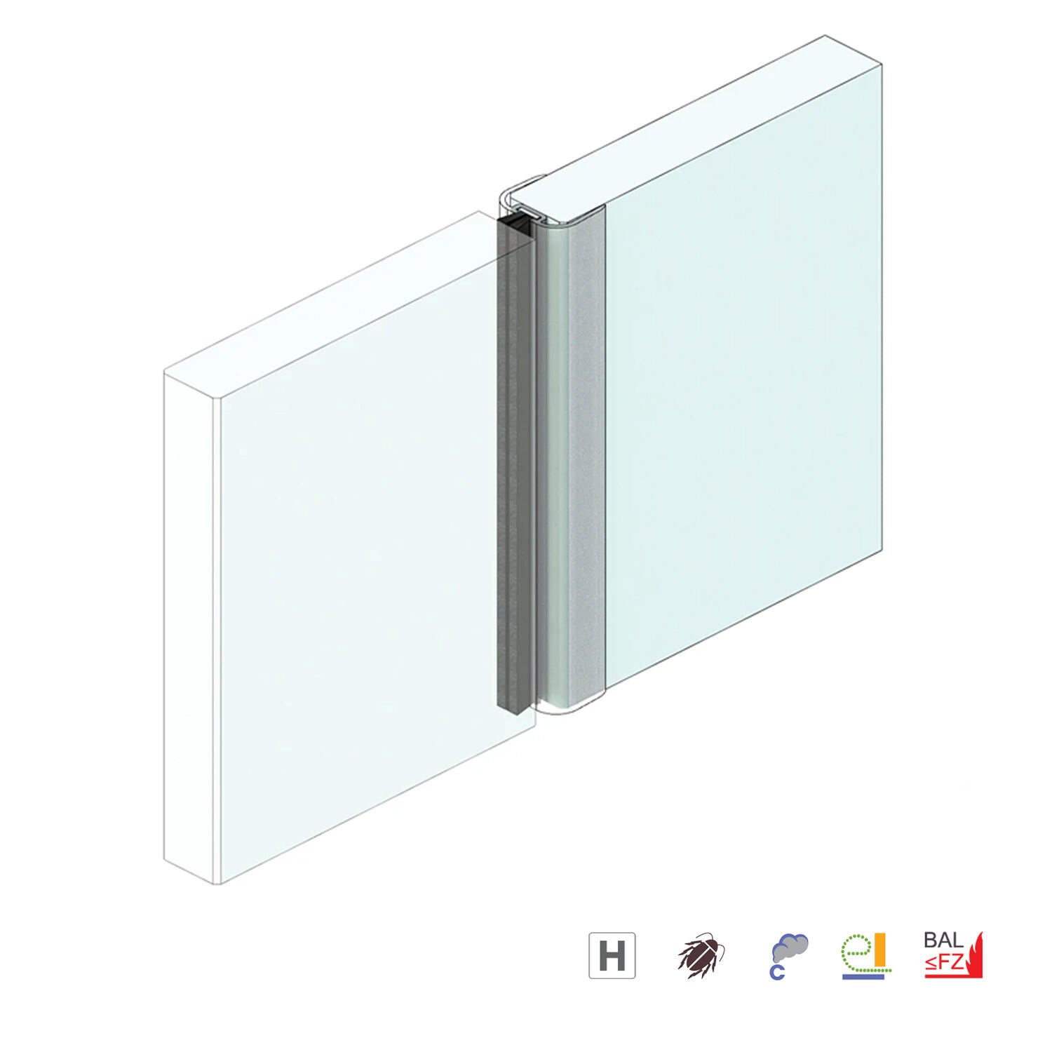 Raven RP104 Astragal Meeting Stile Seal 3000mm Translucent A1043000 ...