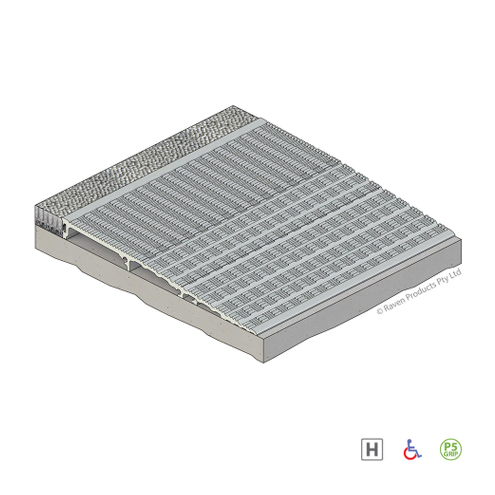 Raven RP171 Heavy Duty Threshold Ramp Silver Anodised | Keeler Hardware