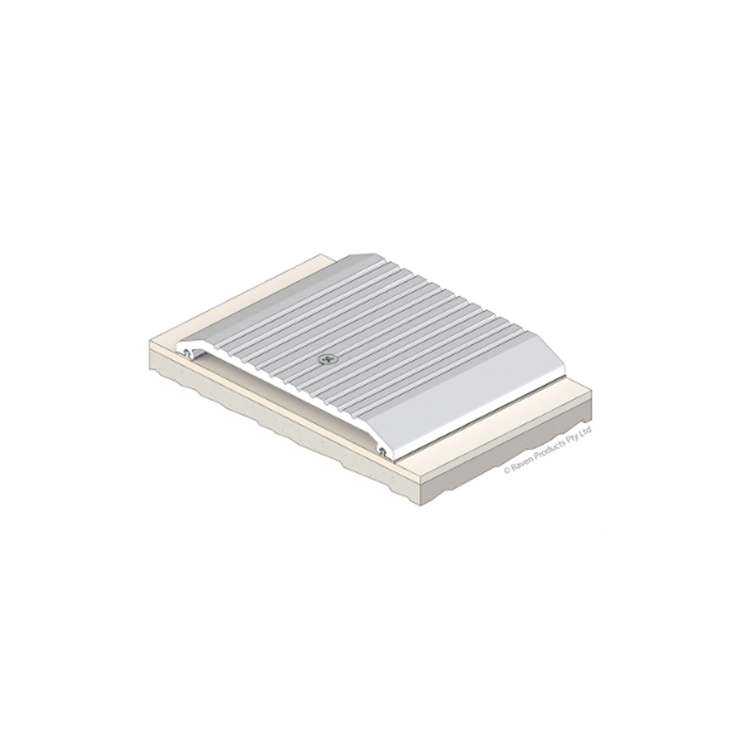 Raven RP28 Threshold Plate Ramp 1000mm Silver Anodised A28C1000 ...