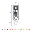 Raven RP8SI Automatic Door Bottom Seals - Available In Various Finishes ...