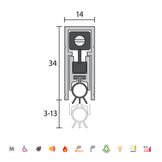 Raven RP8SI Automatic Door Bottom Seals - Available In Various Finishes ...