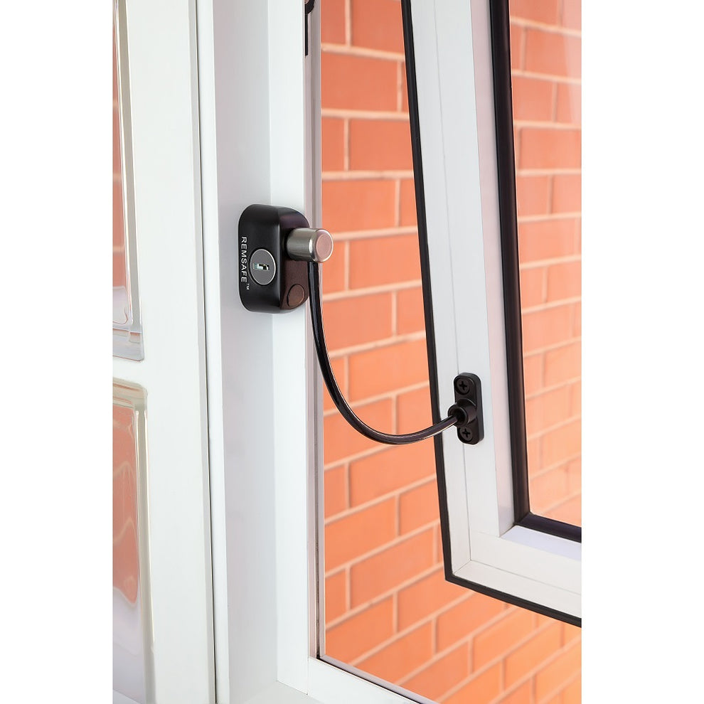 Remsafe Window Restrictor Safety Device Child Safe 125mm Black RL002 ...