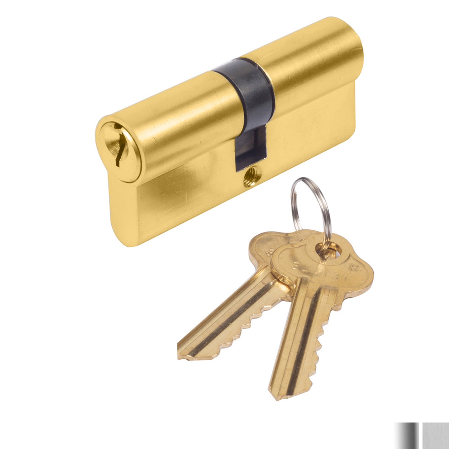 Scope Euro Double Cylinder - Available in Various Finishes and Keying ...