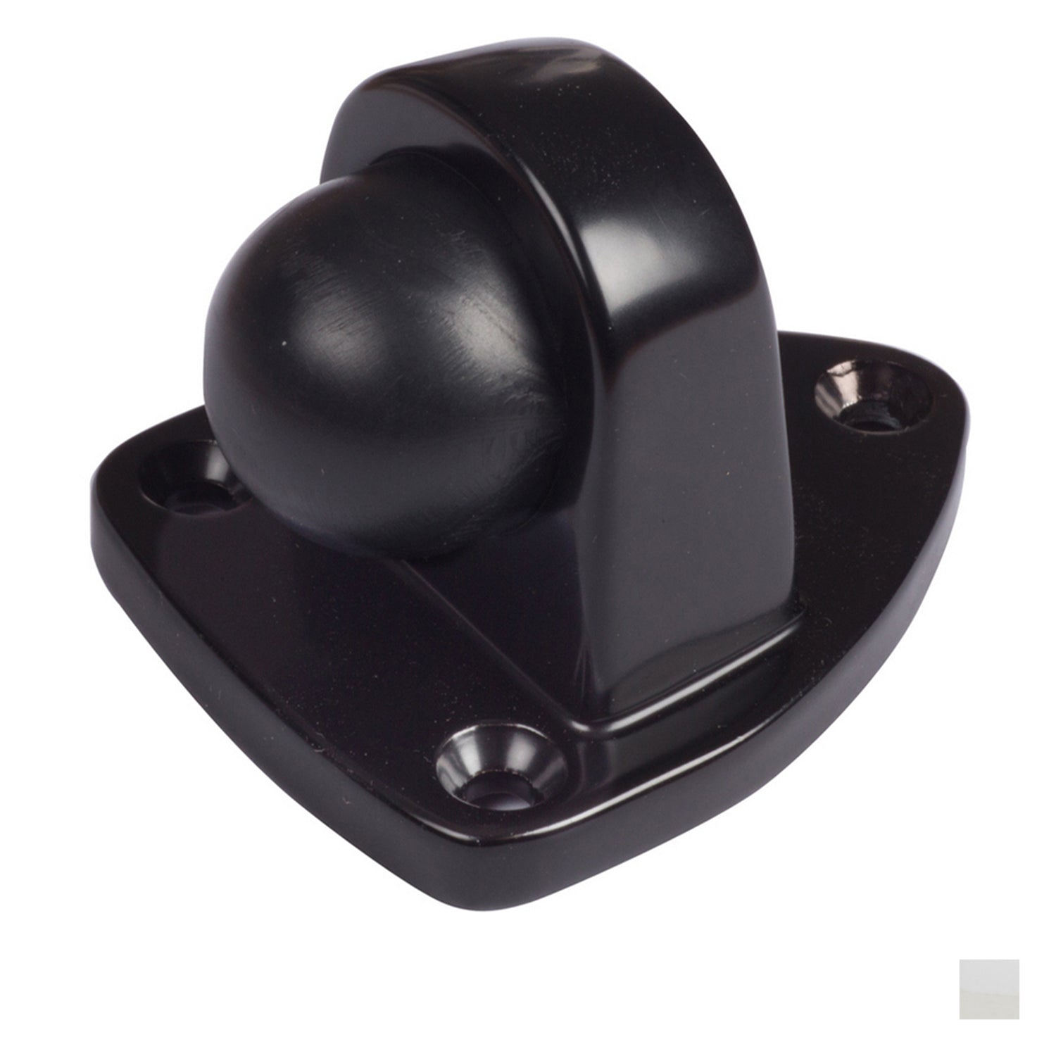 Scope Door Stop Aluminium Floor Fix - Available in Matt Black and Satin ...