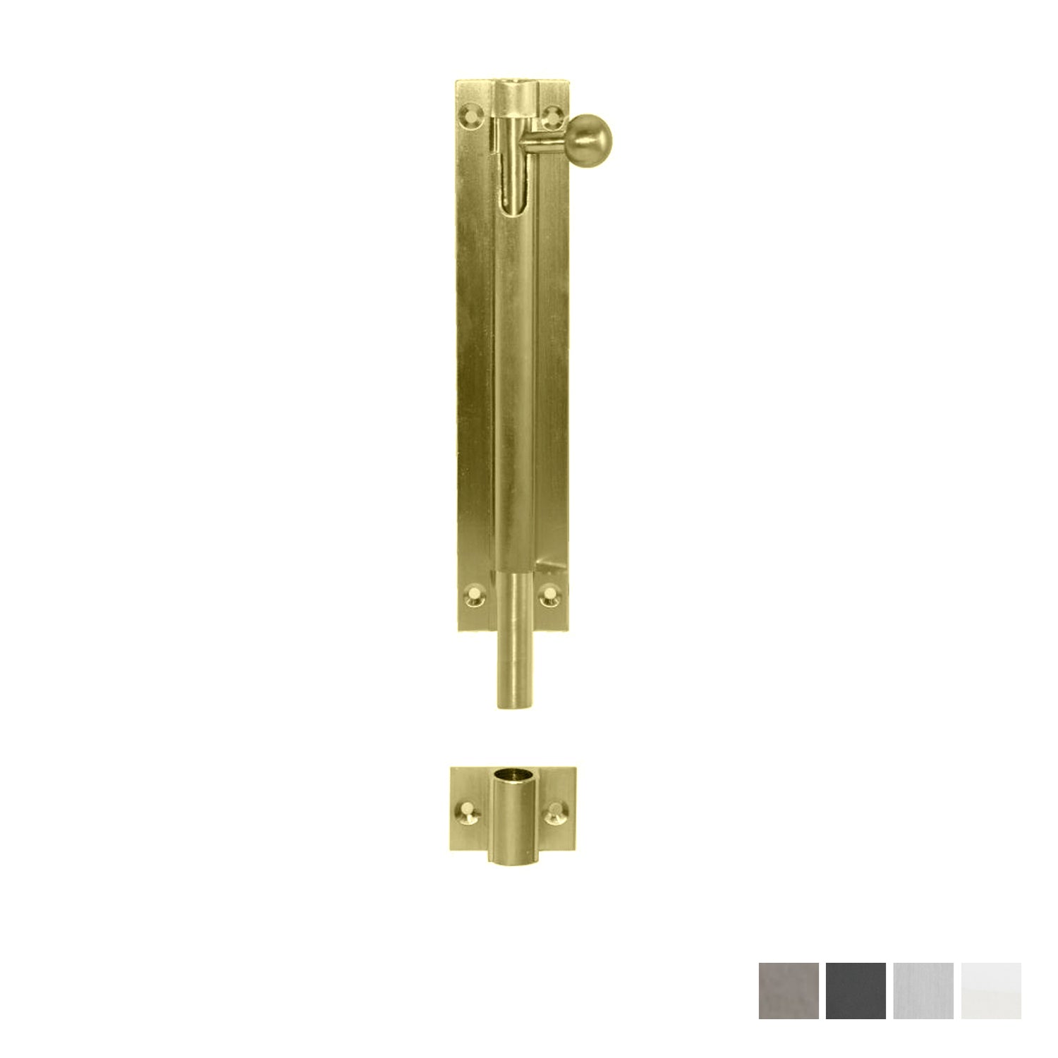 Austyle Door Barrel Bolt 25mm Throw - Available in Various Finishes and ...