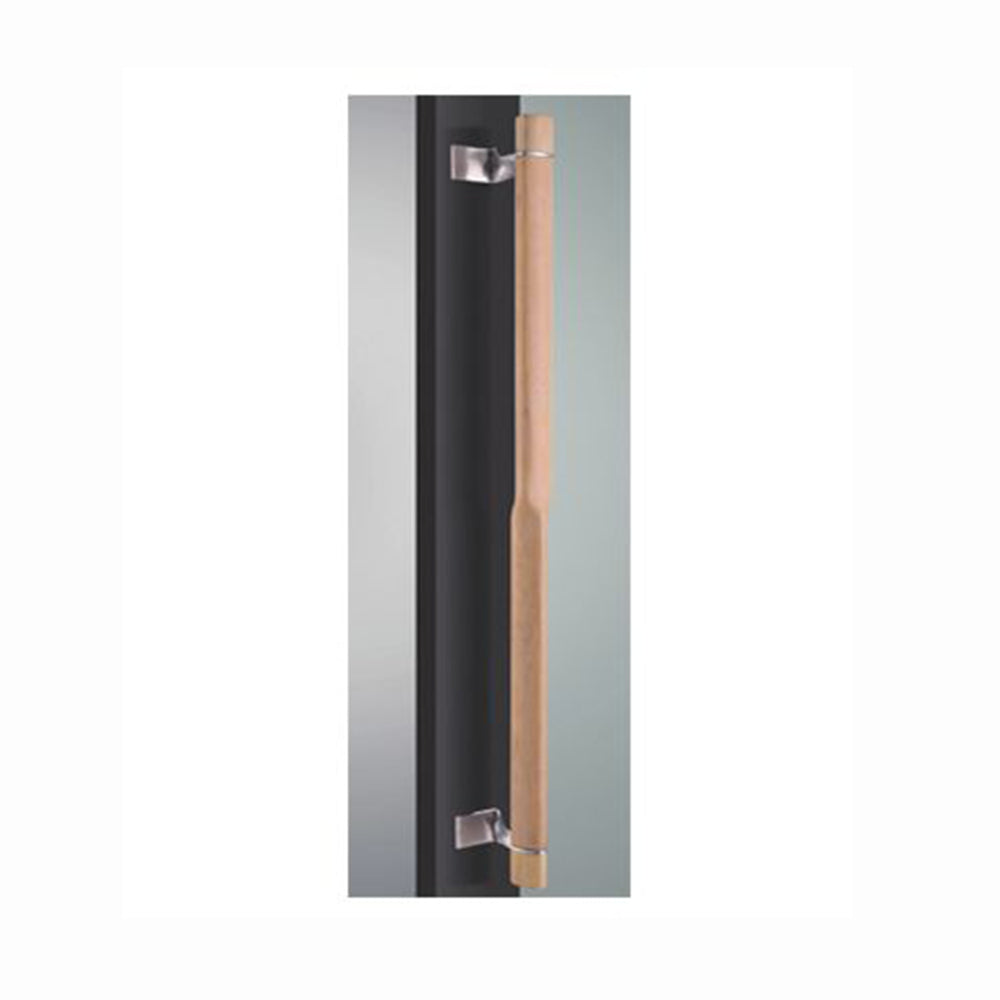 Austyle Entrance Door Pull Handle Timber Double 1100mm 3950 | Keeler Hardware