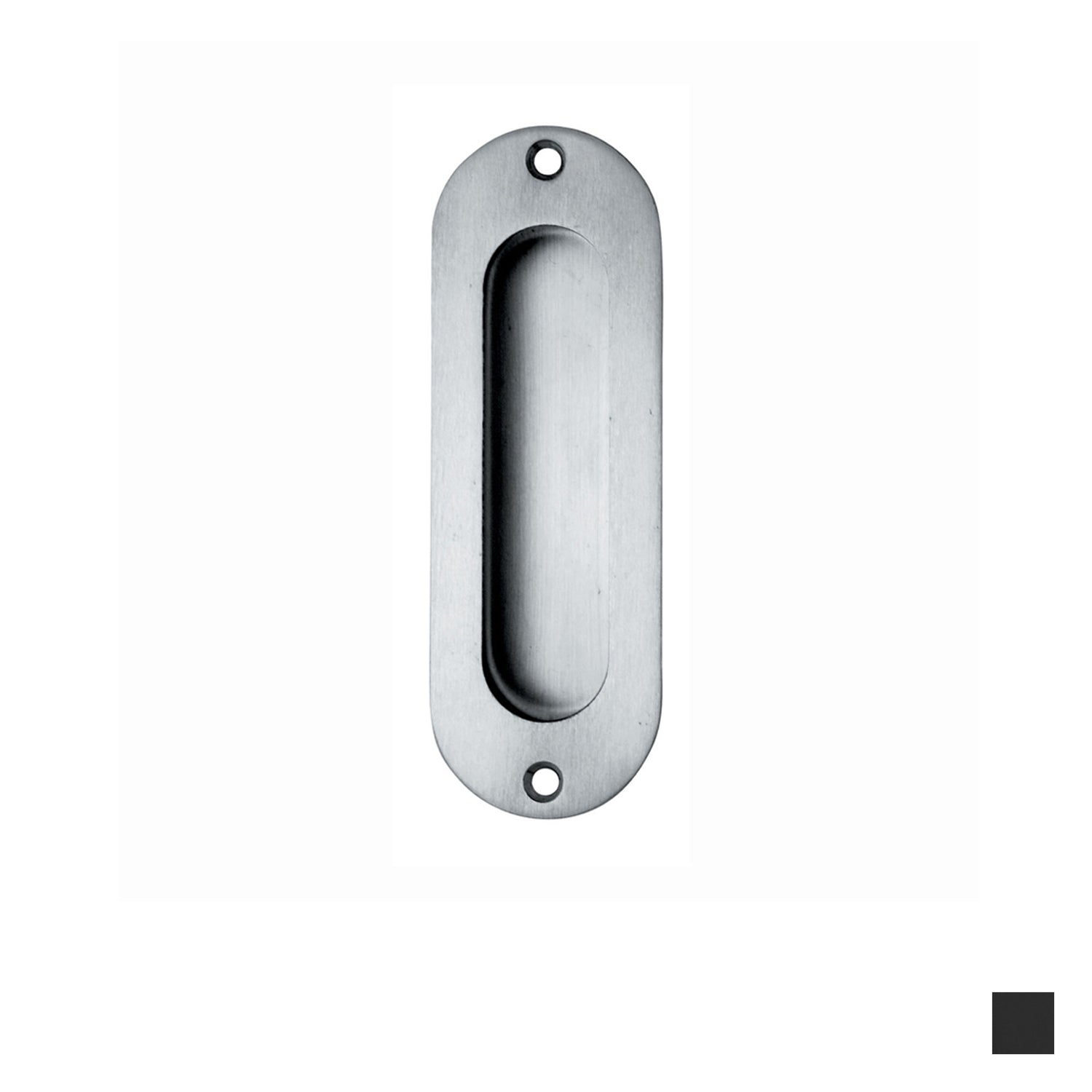 Austyle Oval Flush Pull Face Fixed 120x40mm | Keeler Hardware